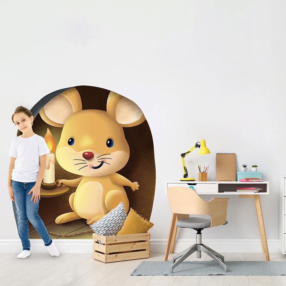 Mega Thomas the Mouse at Home Wall Decal – Kids Posters Australia