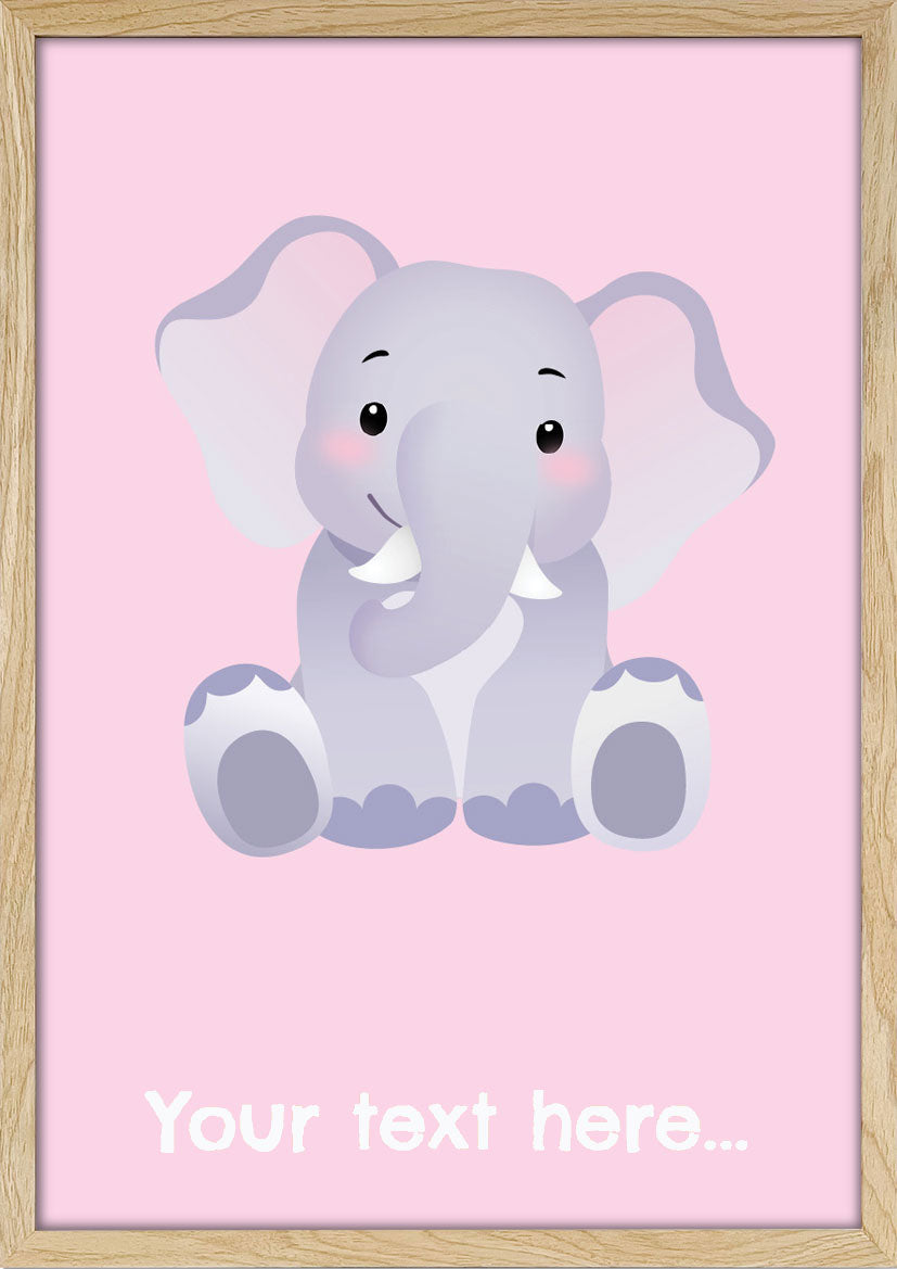 Elephant - Kids Poster – Kids Posters Australia