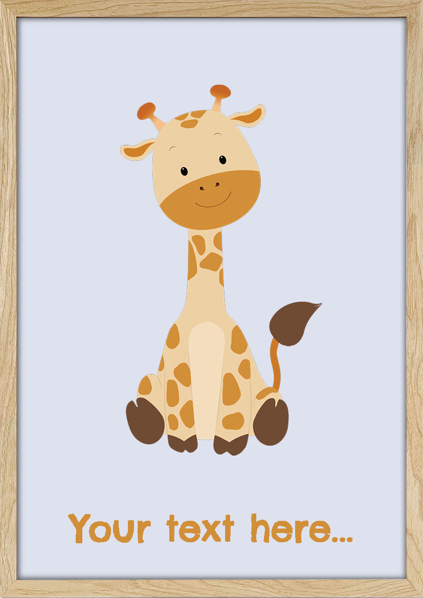Giraffe - Kids Poster – Kids Posters Australia