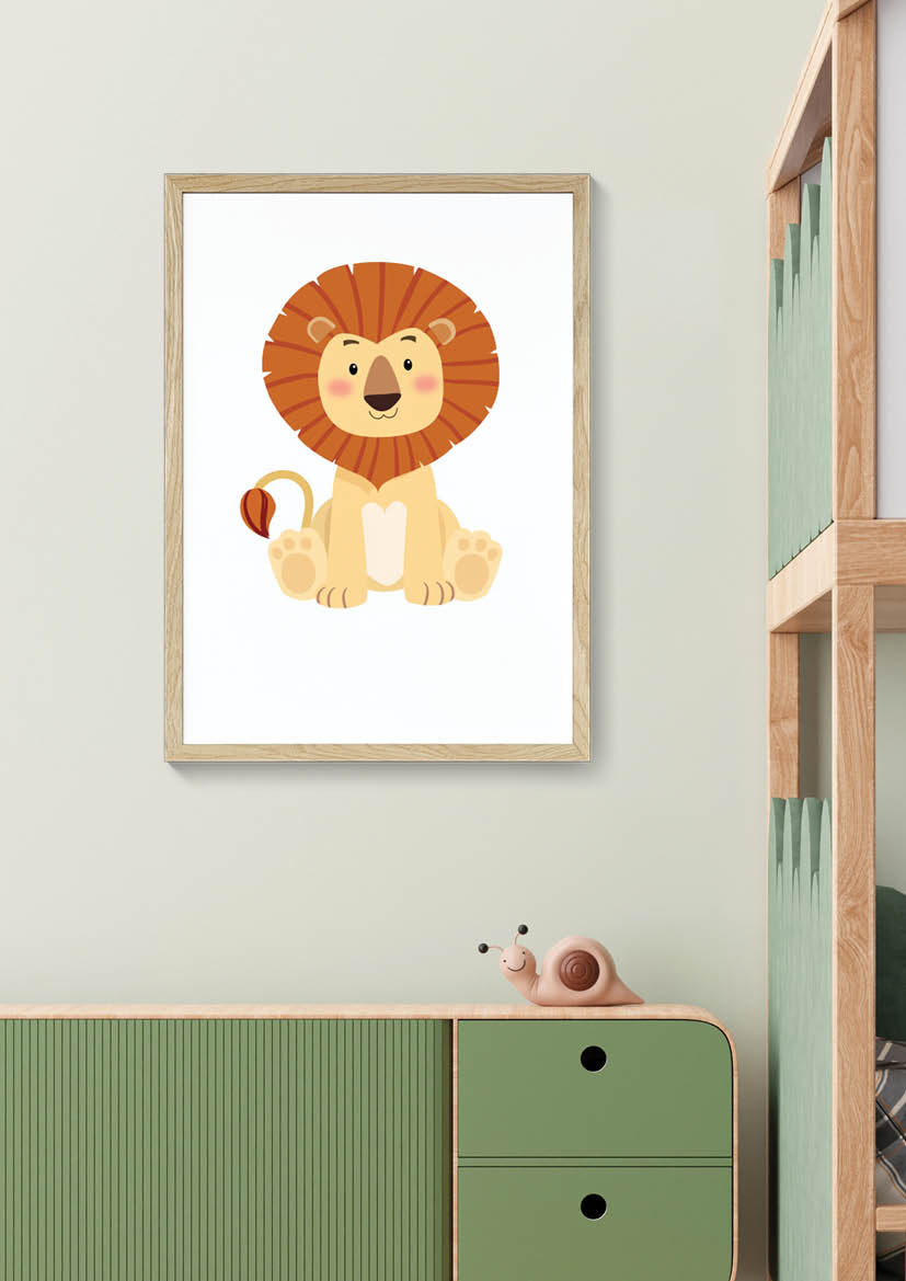Lion - Kids Poster – Kids Posters Australia