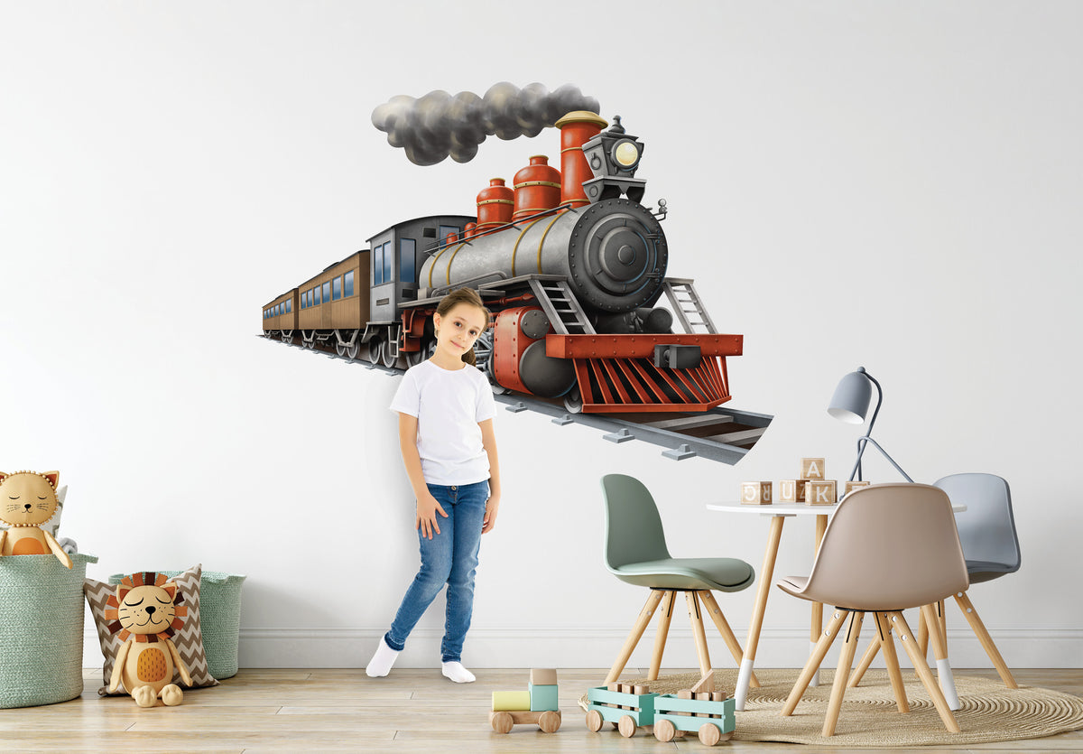 Train Wall Stickers – Kids Posters Australia