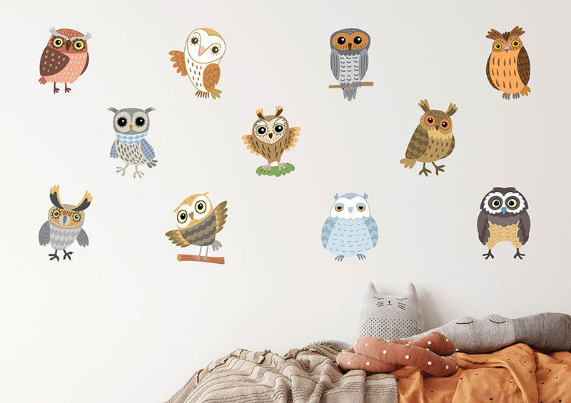 Owl Wall Stickers – Kids Posters Australia