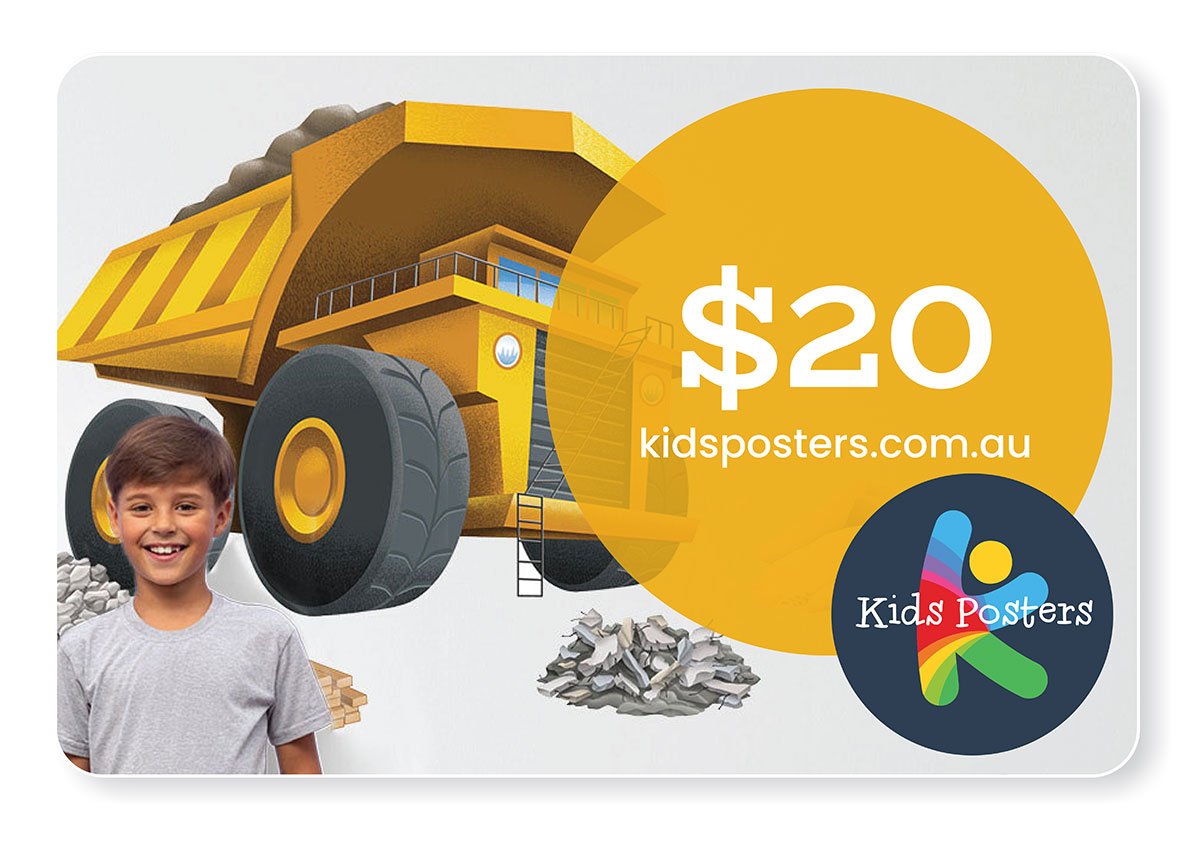 Gift Card – Kids Posters Australia