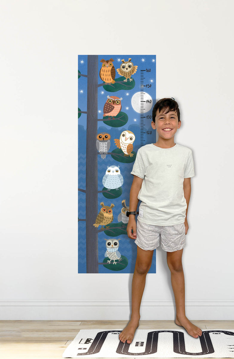 Owls Height Chart – Kids Posters Australia