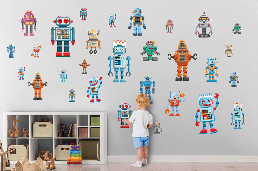 Robot Wall Stickers – Kids Posters Australia