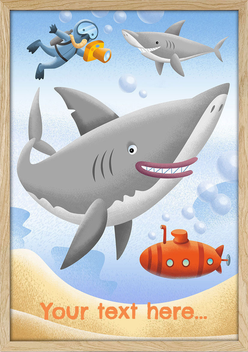 Shark - Kids Posters – Kids Posters Australia
