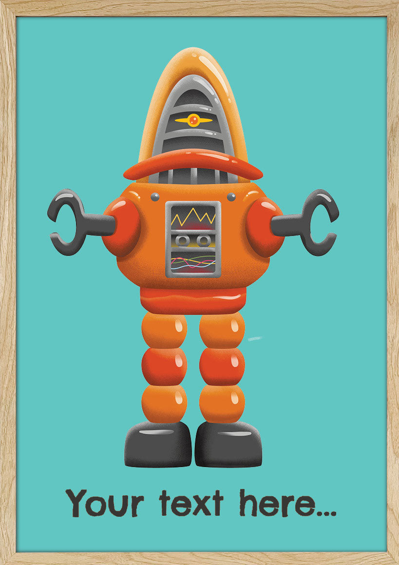 Robot - Asahi - Poster – Kids Posters Australia