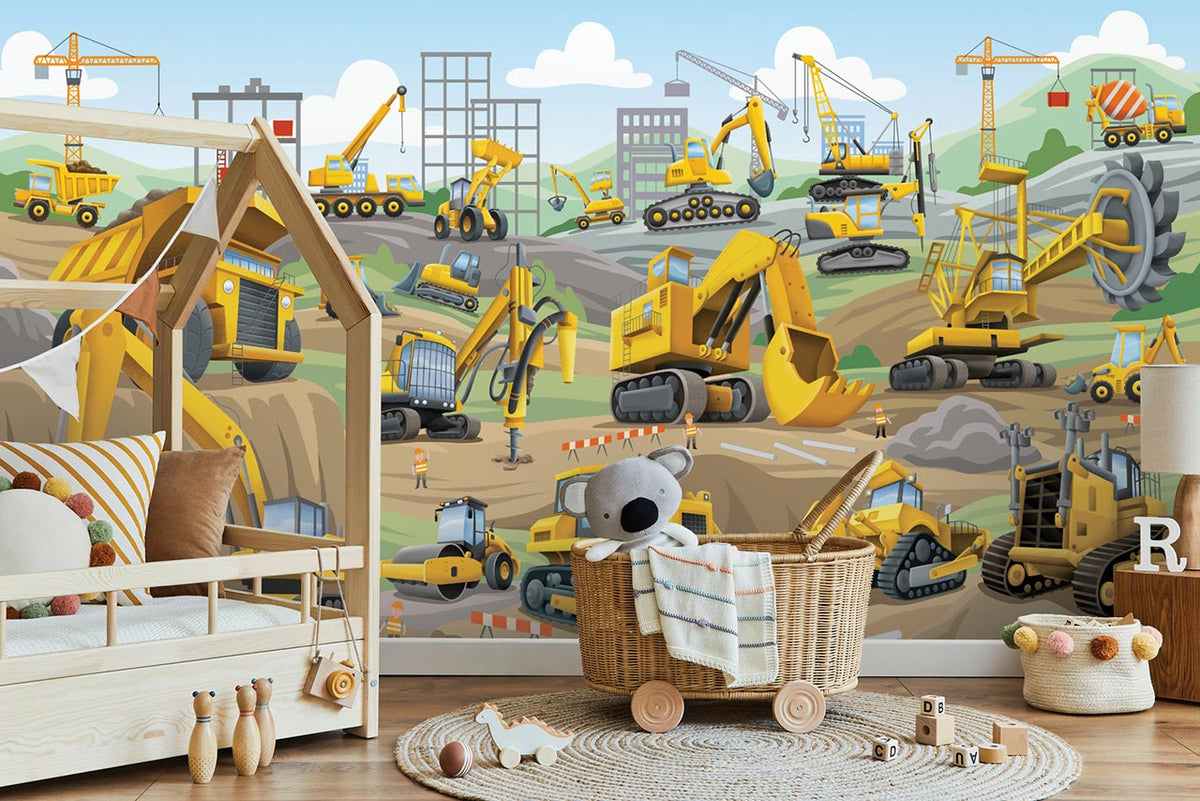 Trucks Wallpaper – Kids Posters Australia
