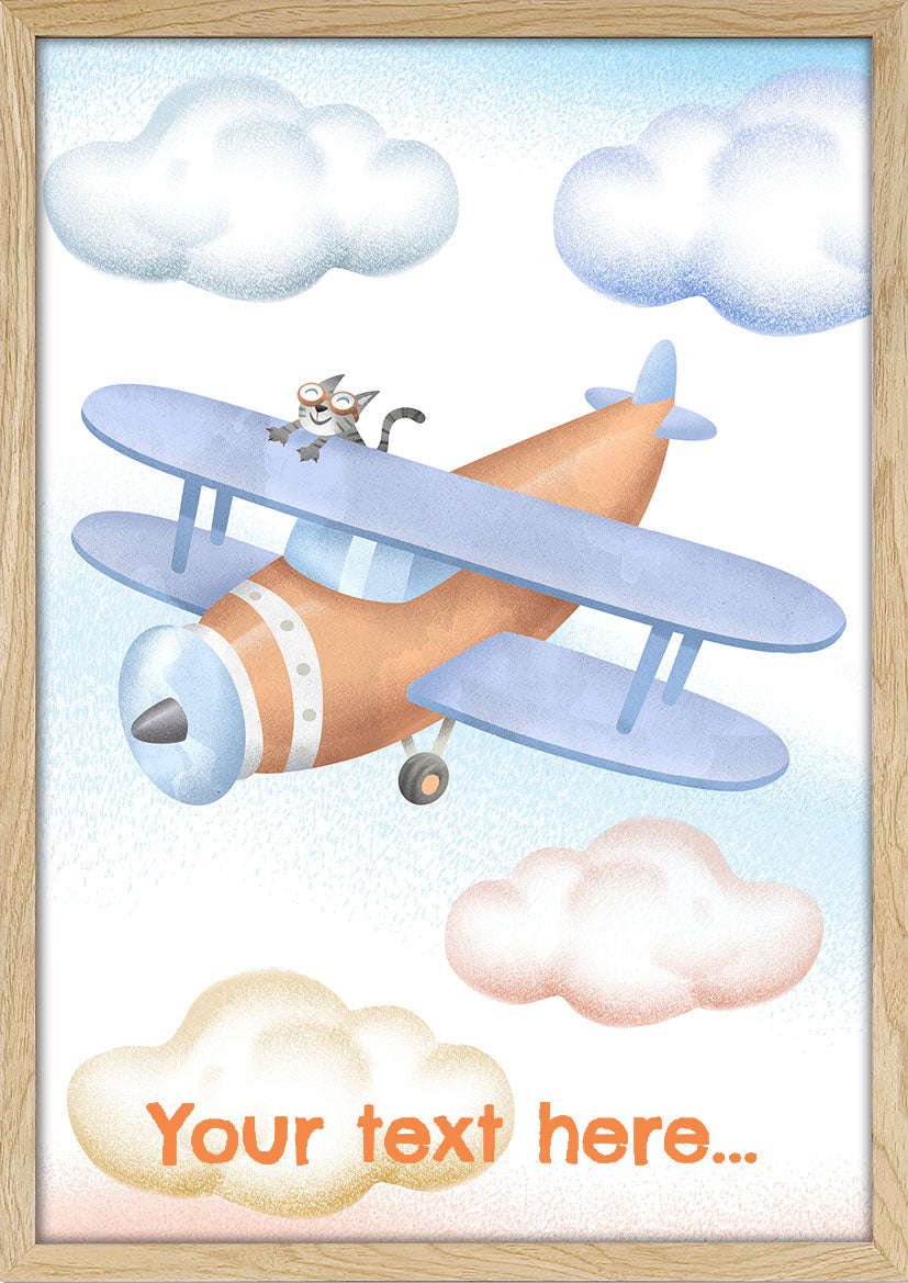 Flying Cat - Kids Posters – Kids Posters Australia