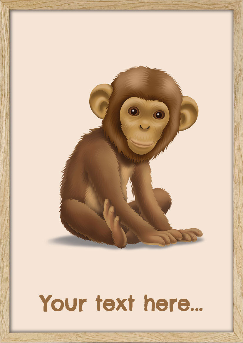 Monkey Infant - Kids Posters – Kids Posters Australia
