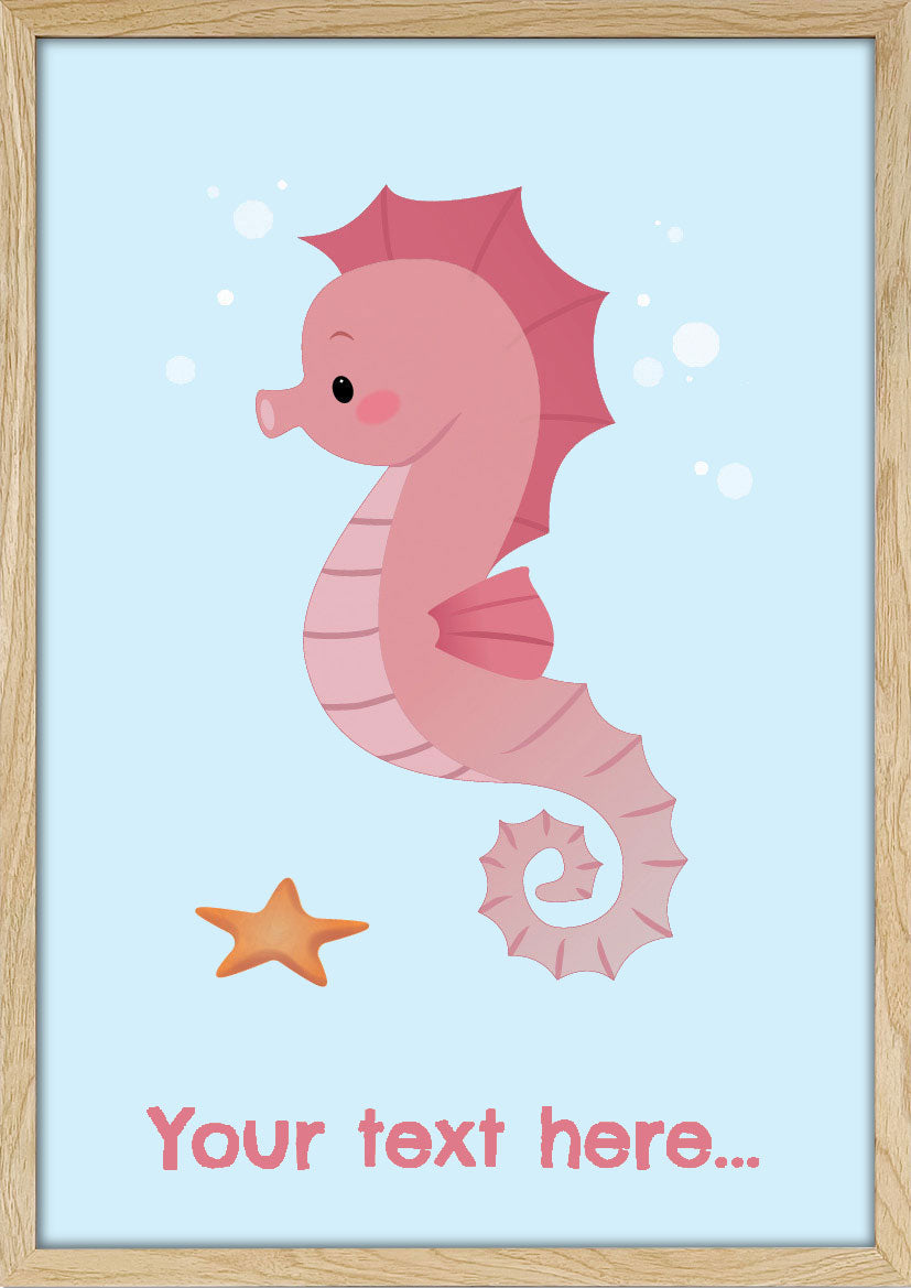 Seahorse - Poster for Kids – Kids Posters Australia