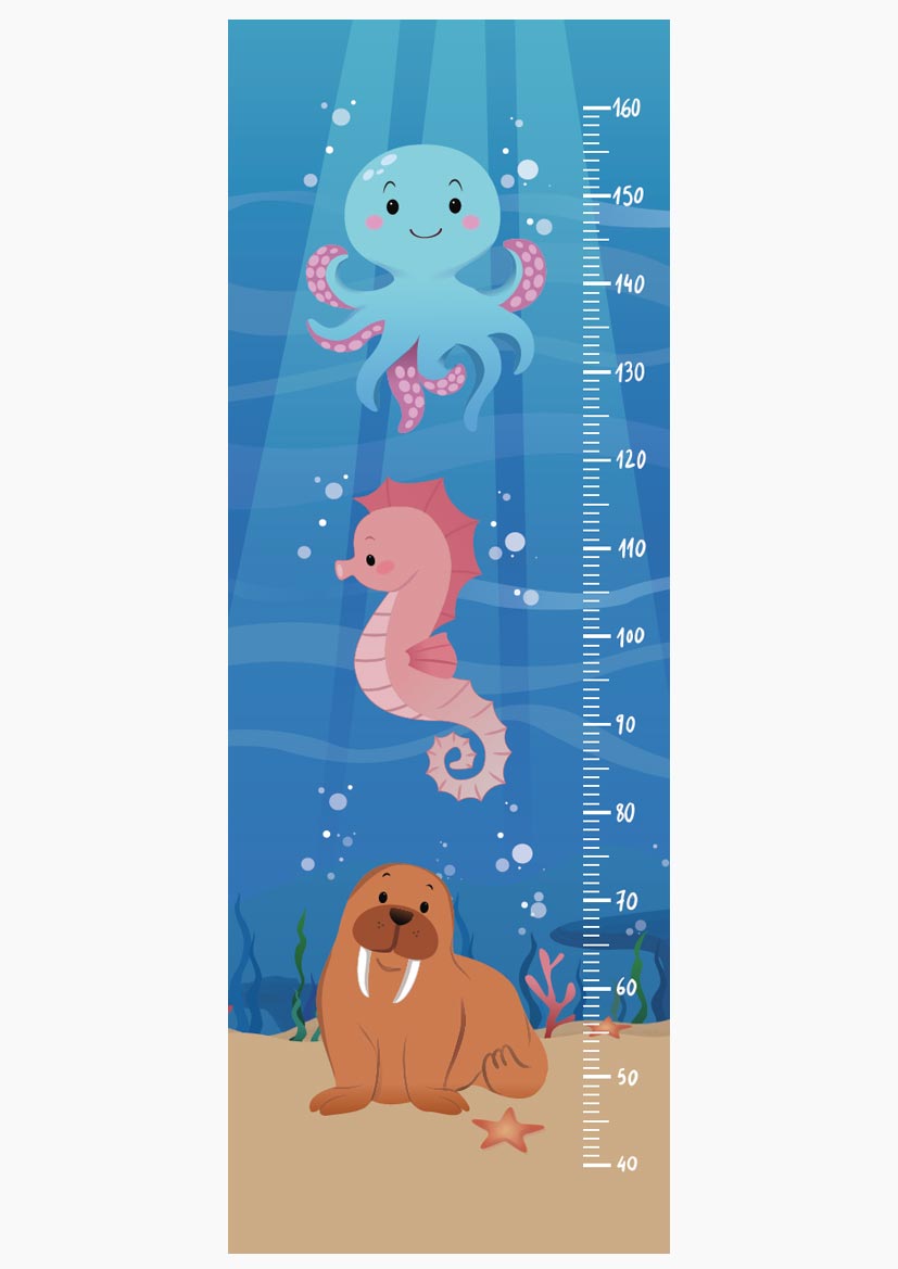 Underwater Height Chart – Kids Posters Australia